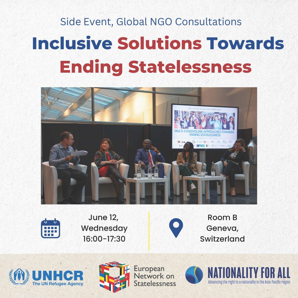 Inclusive Solutions Towards Ending Statelessness - side event at the ...
